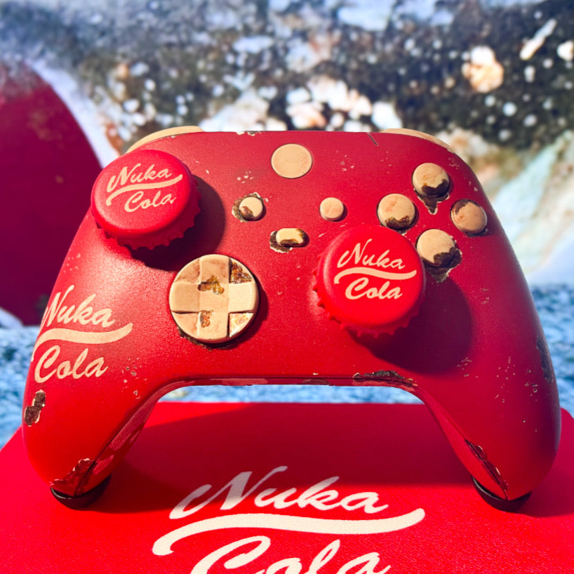 Custom Xbox Controller – Nuka-Cola Fallout Theme – Katiescustomzz